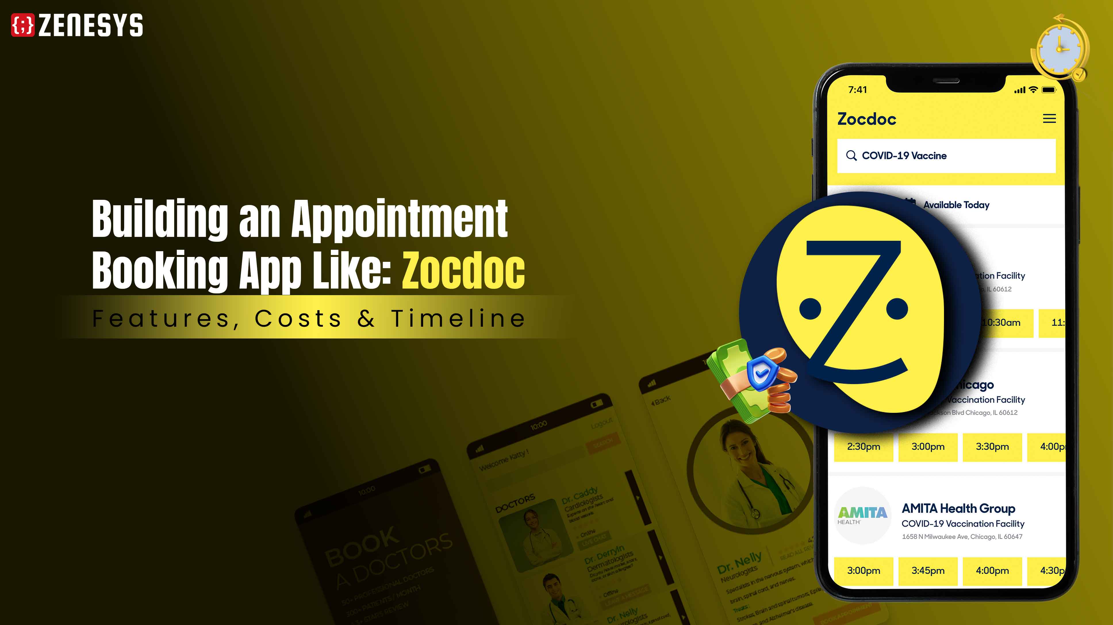 How to Build an Appointment Booking App Like Zocdoc | Features, Cost & Timeline